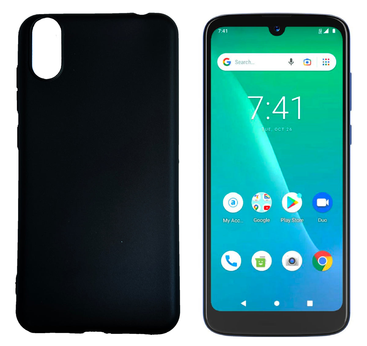 For Moxee M2160 / MH-T6000L TPU Flexible Skin Gel Case Phone Cover - B ...