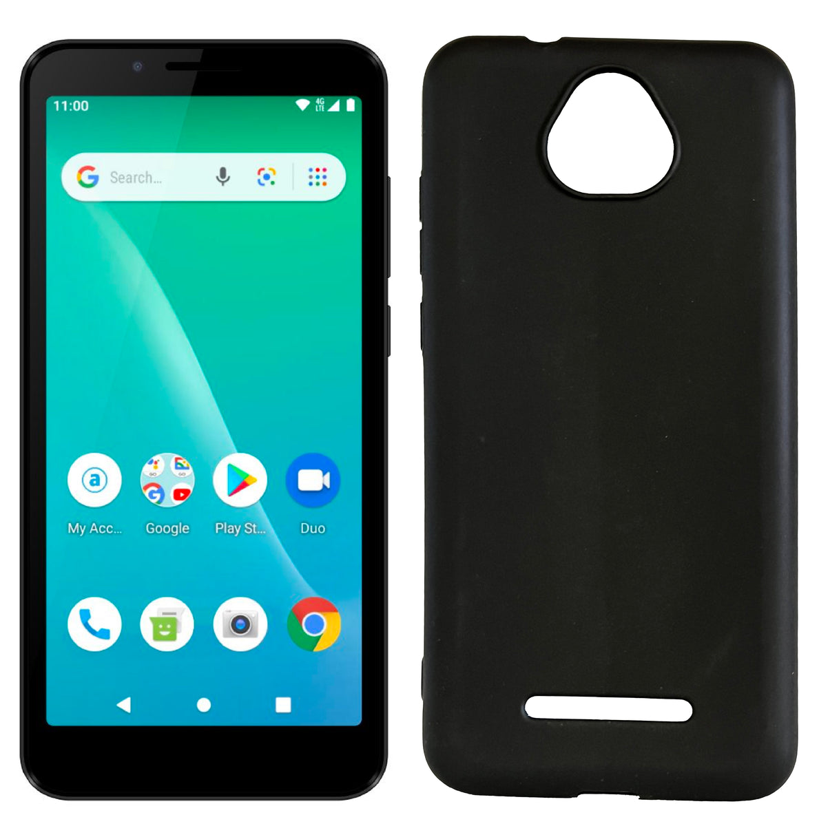 For Schok Volt SV55 SV55216 TPU Flexible Skin Gel Case Phone Cover - B ...